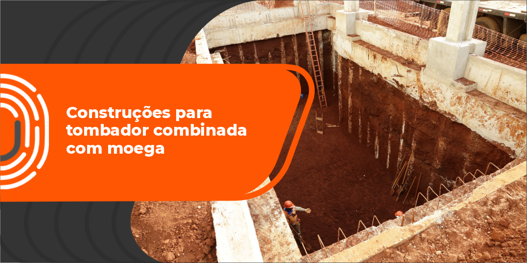Construções para tombador, combinada com moega - JR Monteiro